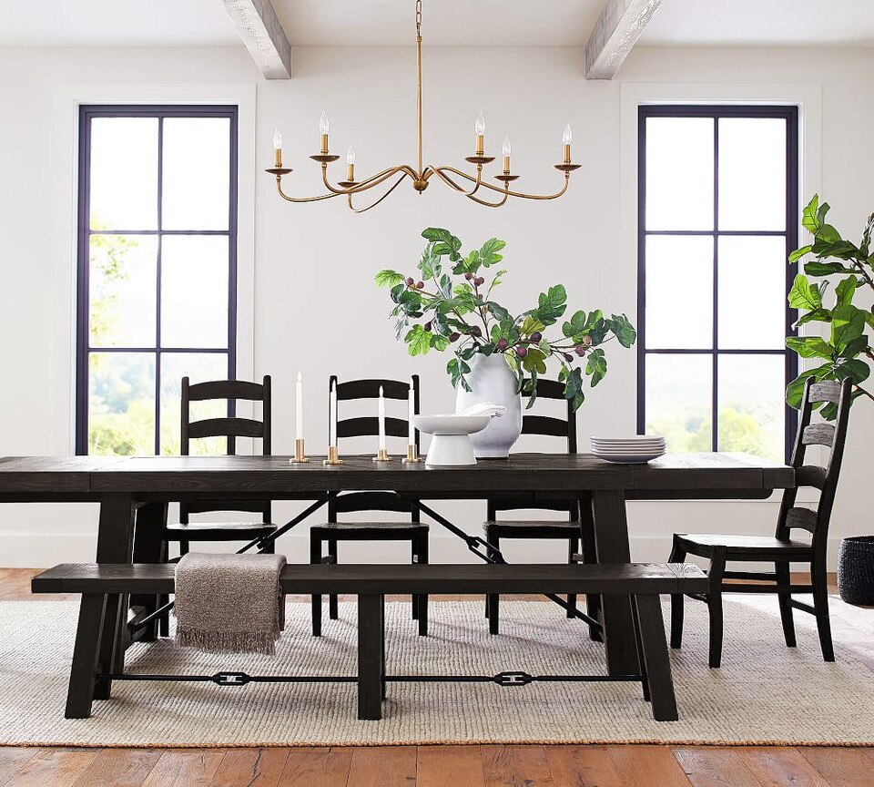 Benchwright Extending Dining Table | Pottery Barn Australia